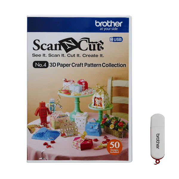 Brother ScanNCut No 4. 3D Paper Craft Pattern Collection